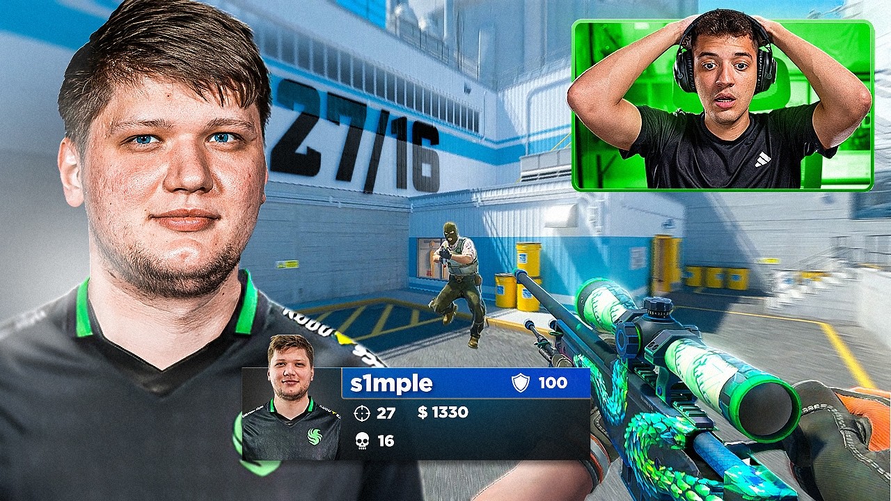 QUE ISSO, S1MPLE??? ELE ACABOU DE VOLTAR PRO CS PROFISSIONAL E JÁ CALOU ...
