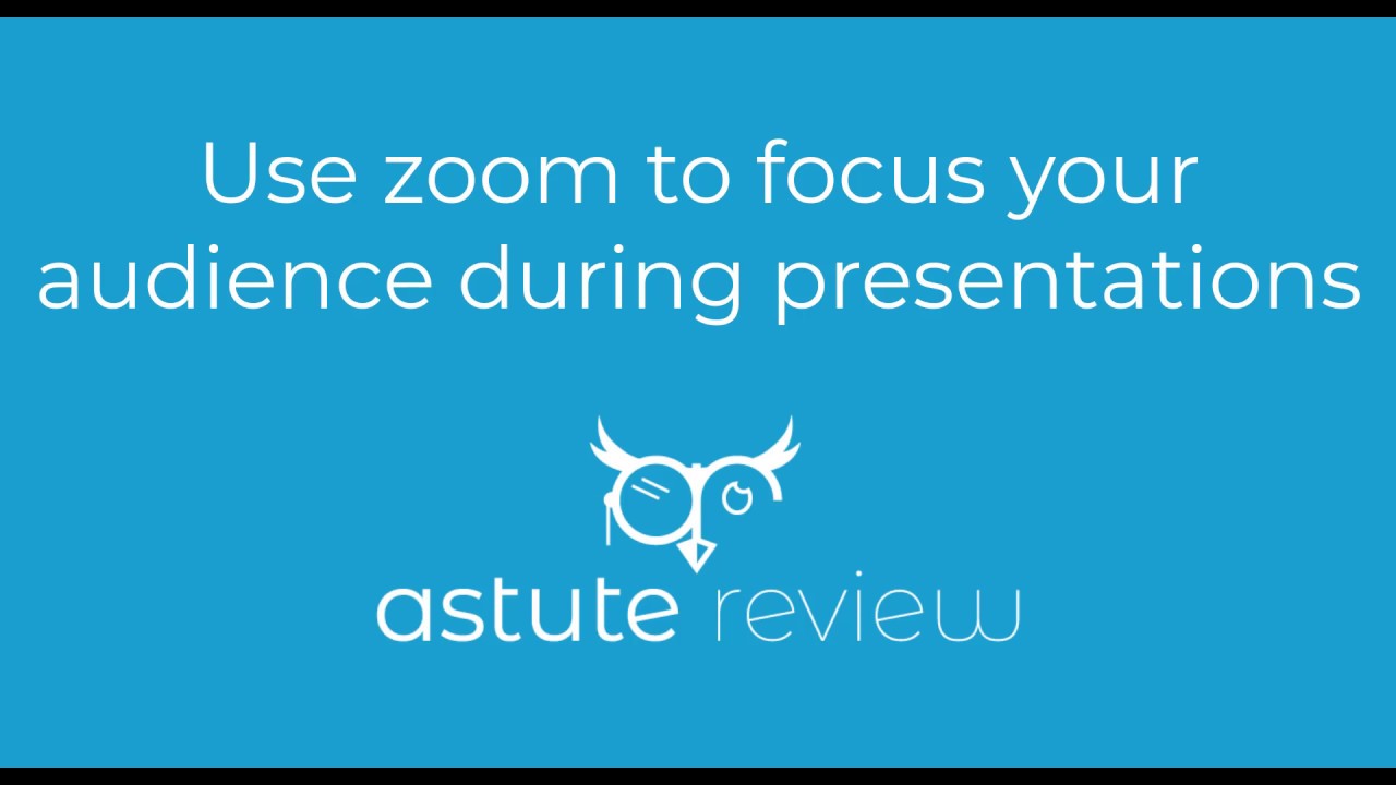Use the zoom feature in PowerPoint for modernize you presentation ...