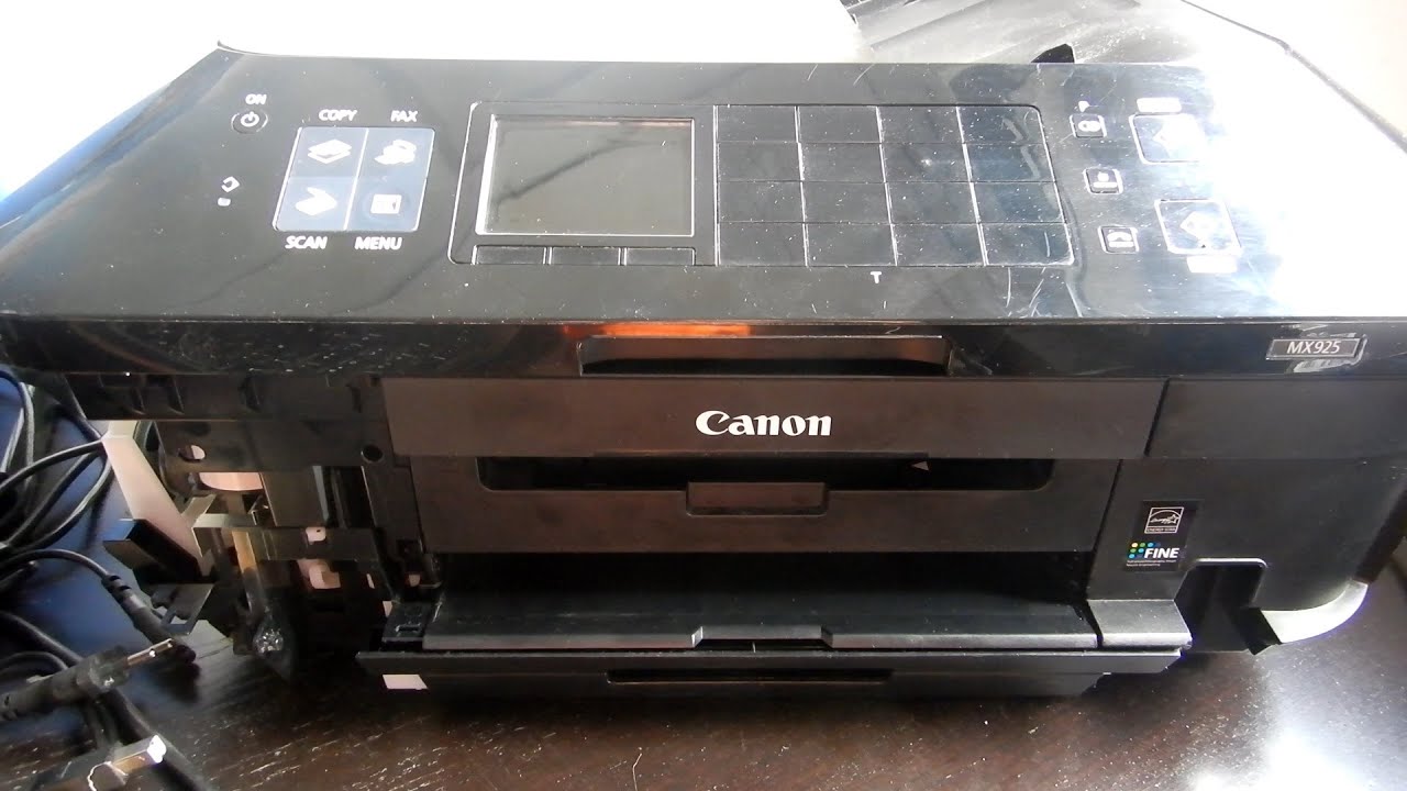 Canon Pixma MX925 Patronenschlitten sitzt links fest Fehlercode C000 ...