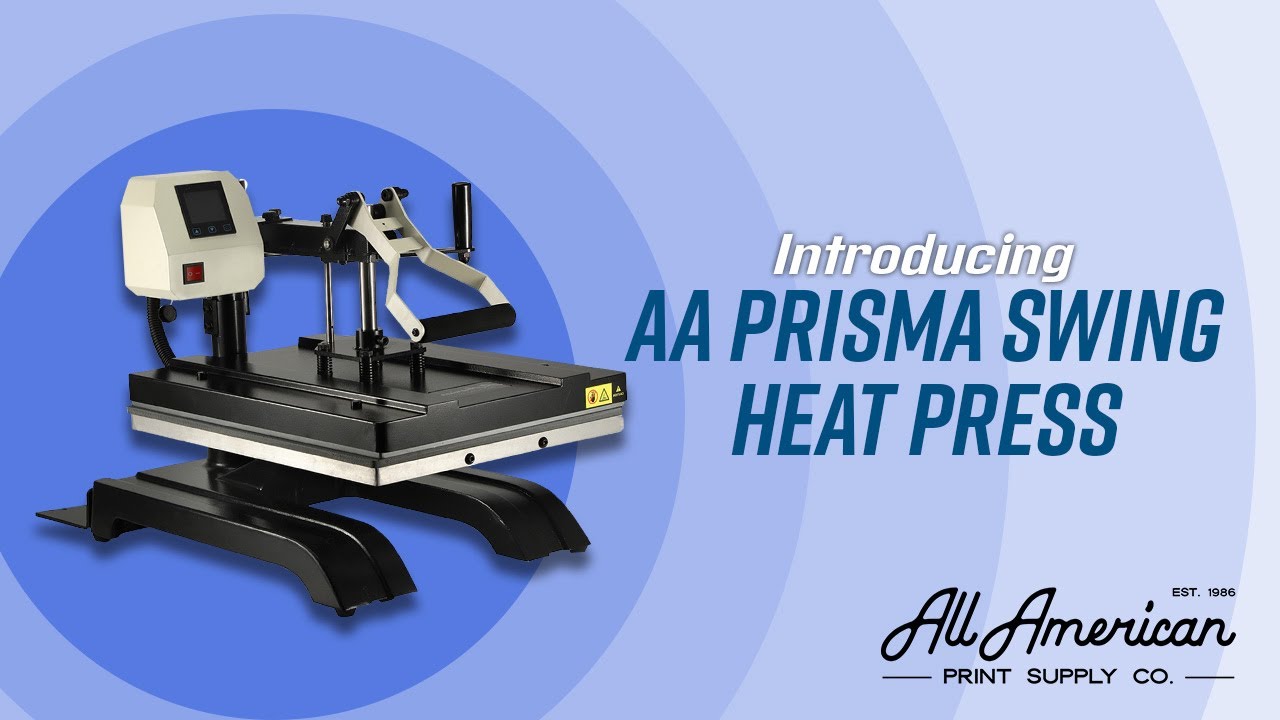 AA Prisma Swing Heat Press | AA Print Supply - YouTube