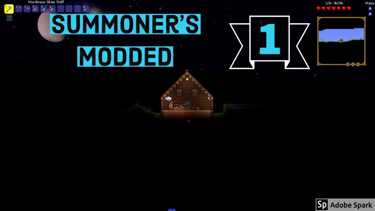 Modded Terraria Expert (Summoner Class) Ep #1 - YouTube