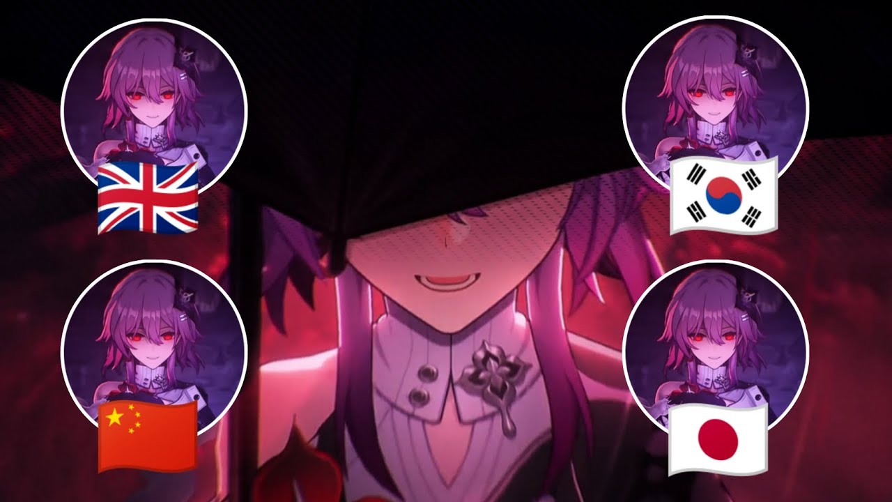 Evernight "Yandere Laugh" in different languages is kinda💀 | Honkai ...