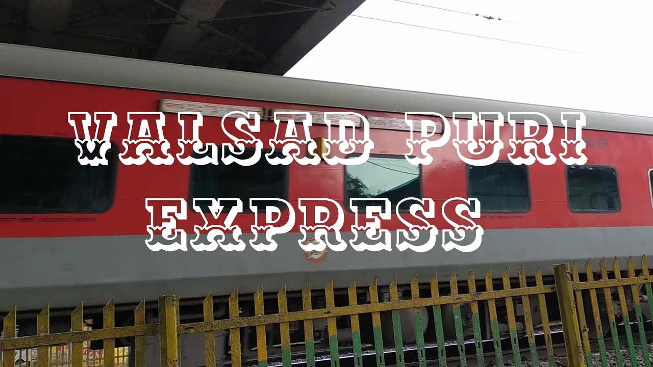 Valsad Puri Express captured in 2020 - YouTube