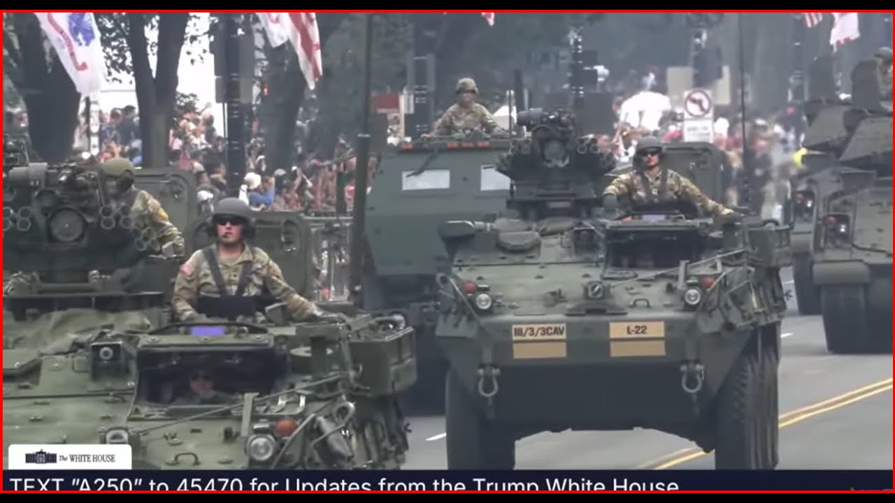 President Trump Honors U.S. Army's 250th Anniversary With a Grand ...