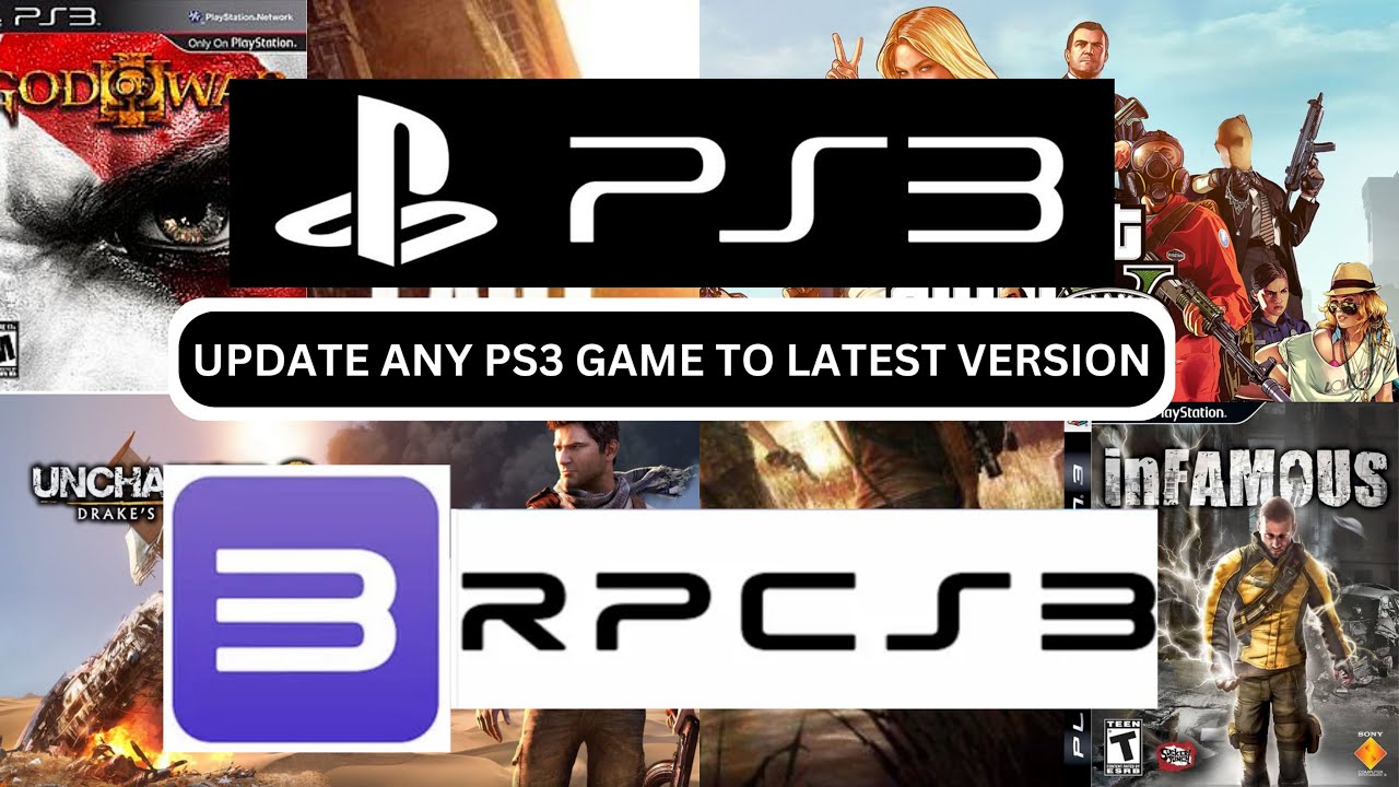 Update any PS3 ROM/PS3 GAME to the latest version. - YouTube
