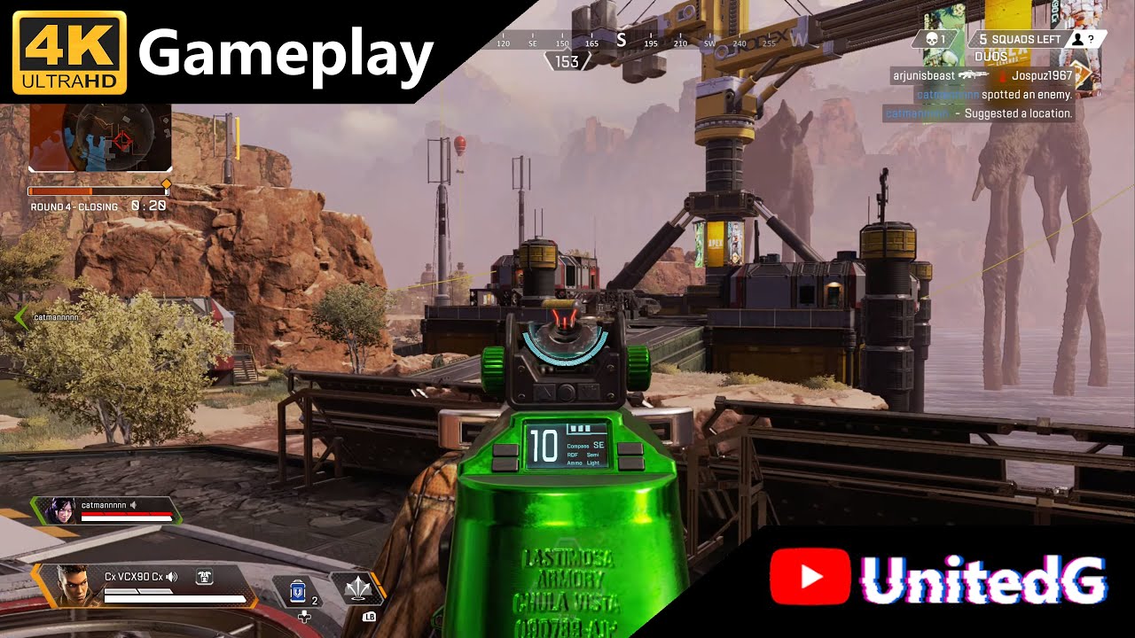 Apex Legends - Xbox One X Gameplay 4K - YouTube