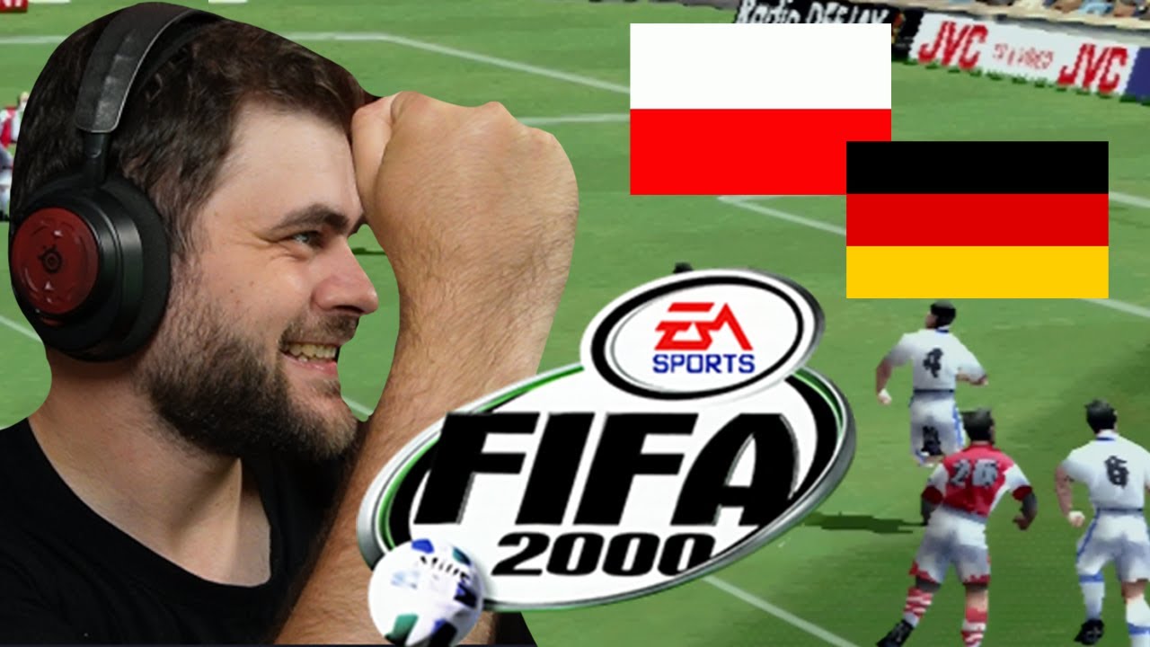 Polska vs Niemcy w 20letniej fife - FIFA 2000 (PSX) - YouTube