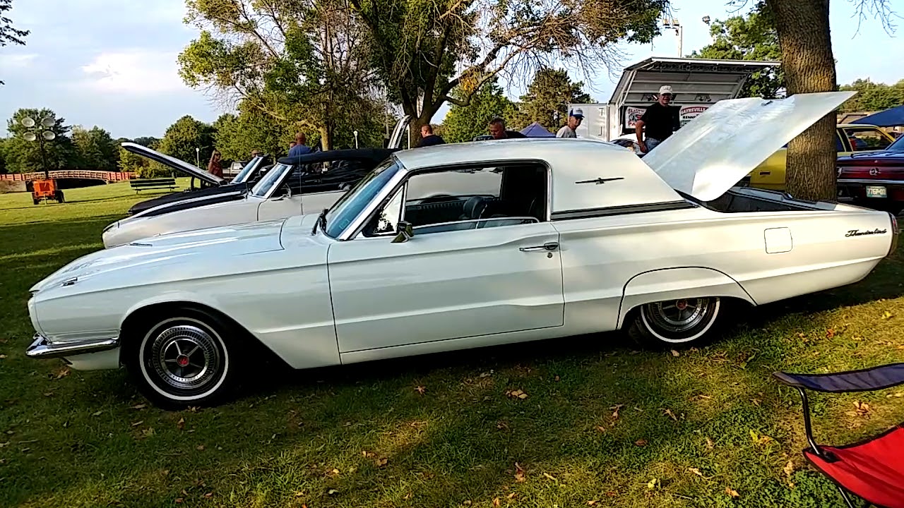 1966 PLATINUM aka DIAMOND BLUE FORD THUNDERBIRD 428 ENGINE - YouTube