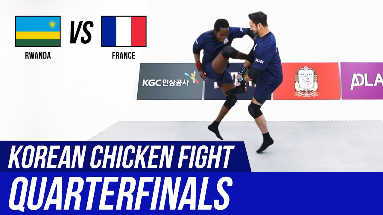 THE INTENSE ONE-LEG GAME 🇷🇼 VS 🇫🇷 - YouTube