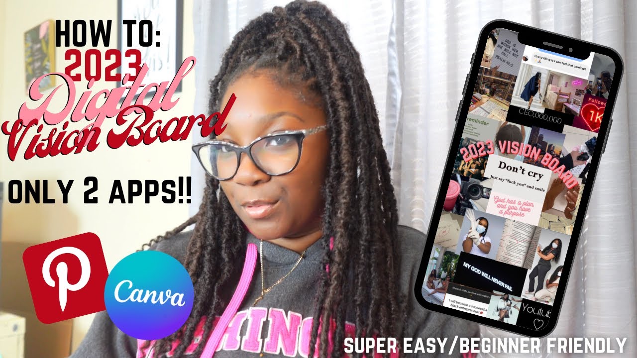 HOW TO: 2023 DIGITAL VISION BOARD | only using 2 apps! super easy ...