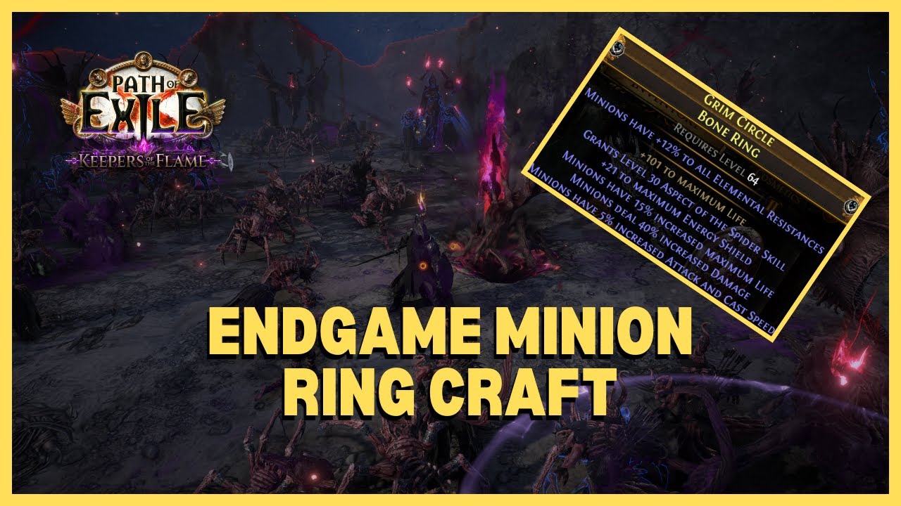 5 Minutes Craft: Minion Rings in Path of Exile 1 - YouTube