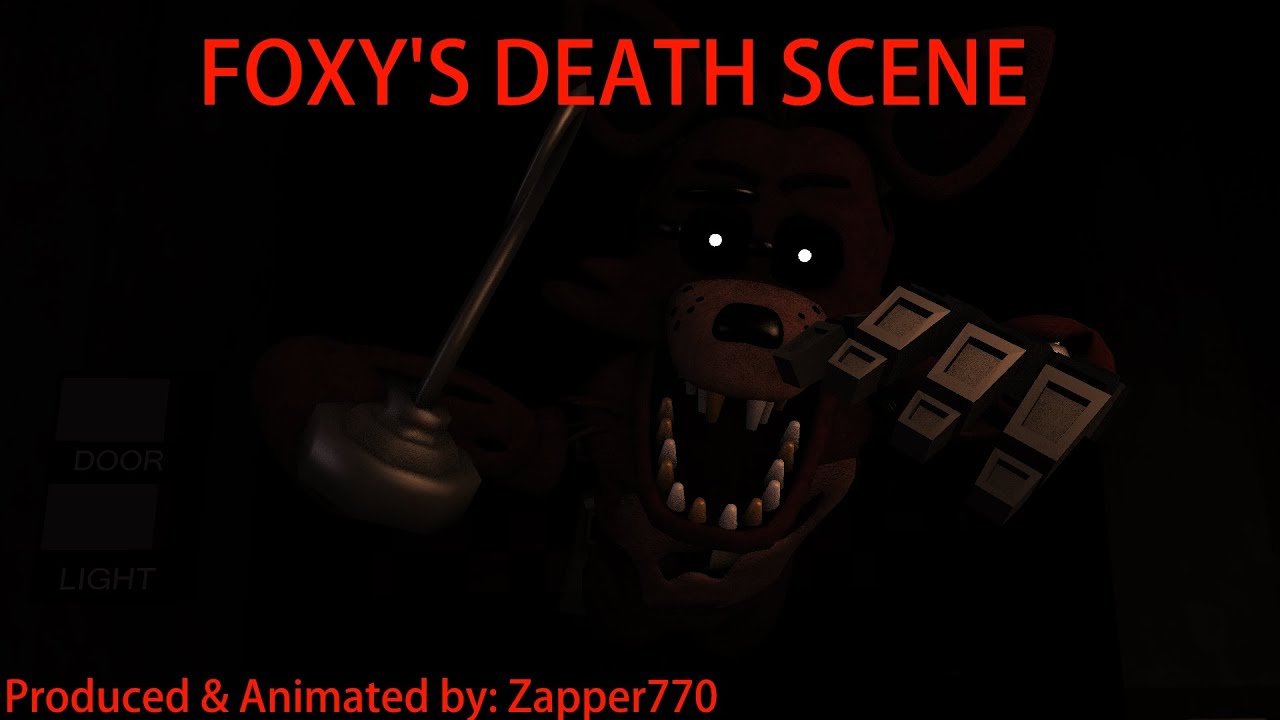 (SFM) Foxy's Death Scene - YouTube
