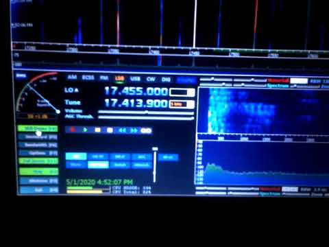 HDSDR with dongle rtl-sdr direct sampling mode - YouTube