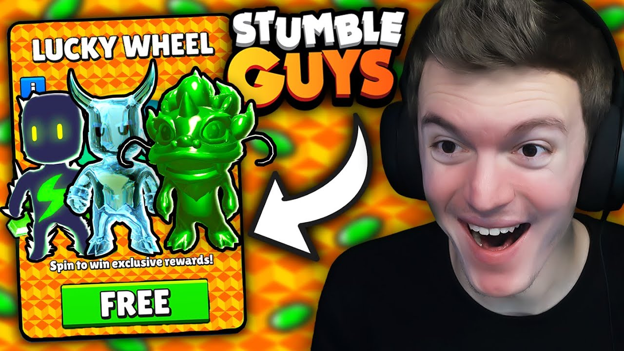 SPINNING *UPDATED* LUCKY WHEEL IN STUMBLE GUYS! - YouTube