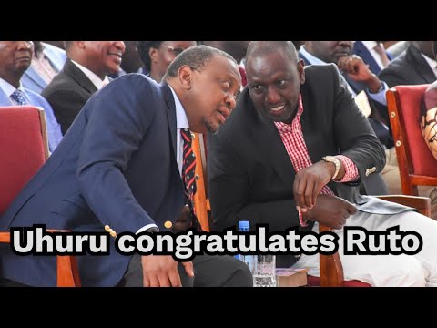 Uhuru congratulates Ruto for winning Presidential election while Raila ...
