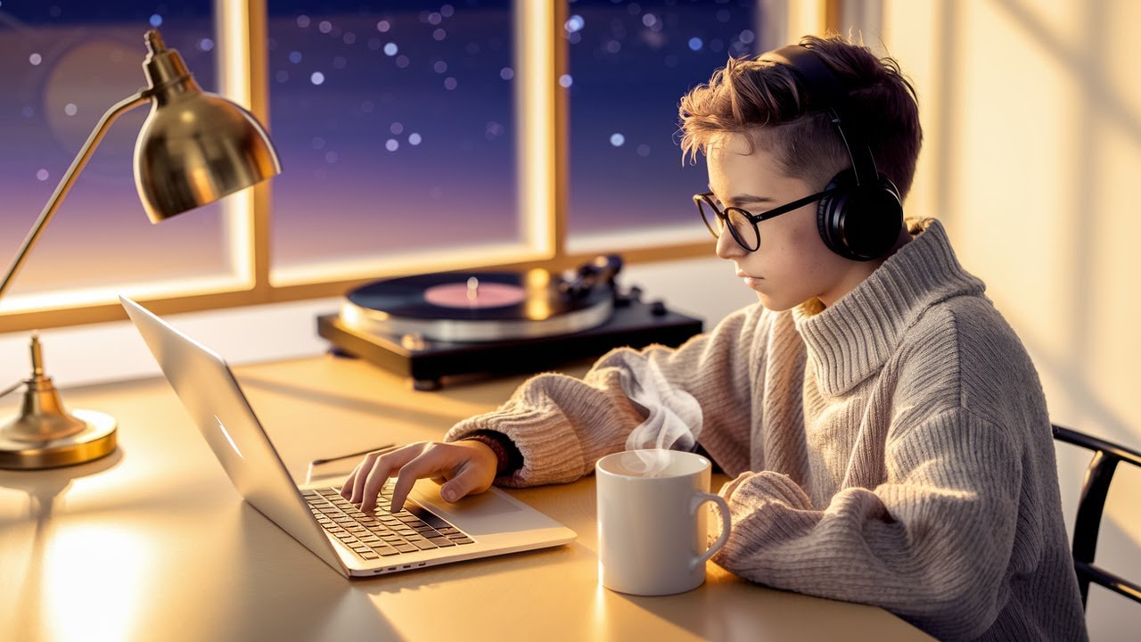 Lo-Fi Login Lounge 🎷 | Jazzy Chill Beats to Study & Focus - YouTube