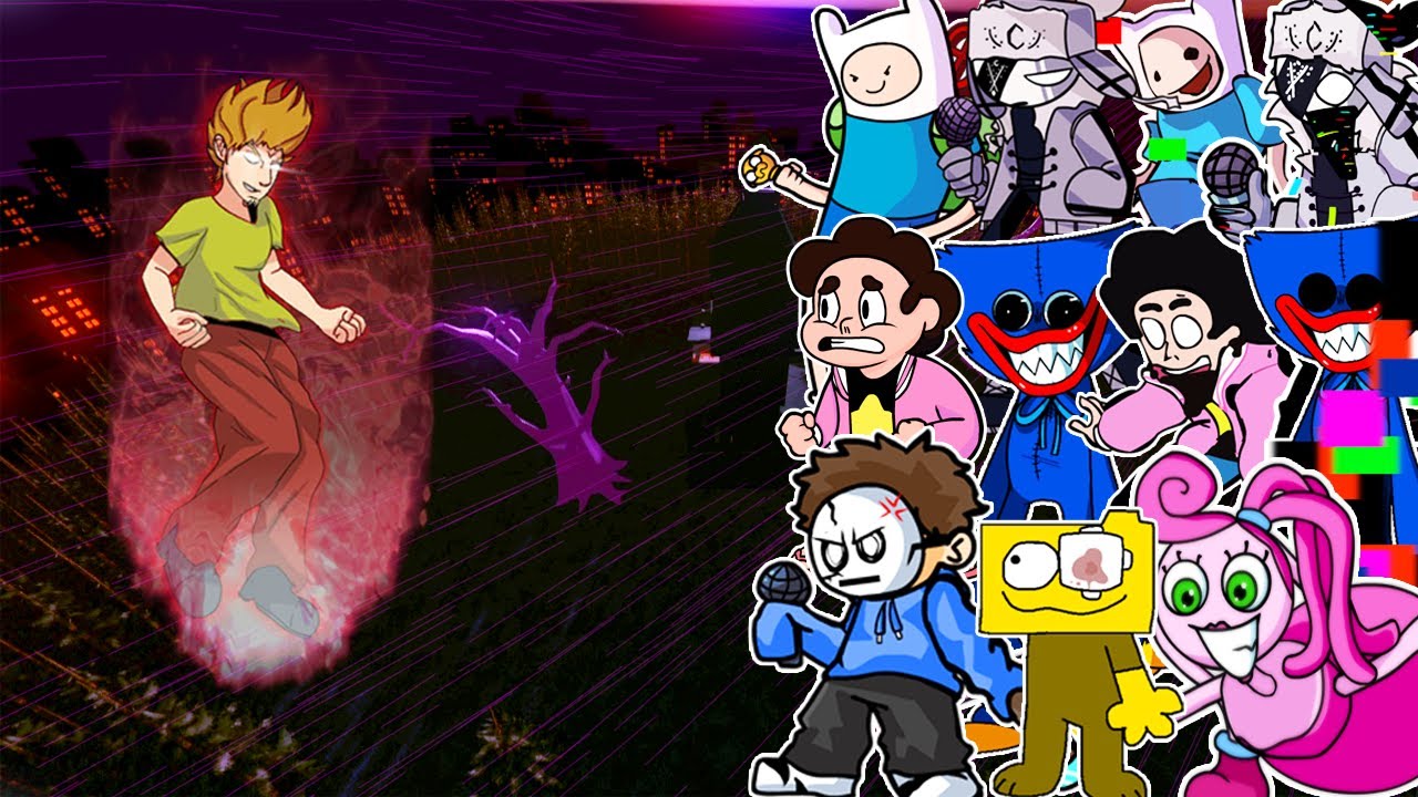 FNF - God Eater But Everyone Sings It 🎤 (Every Turn a Different ...