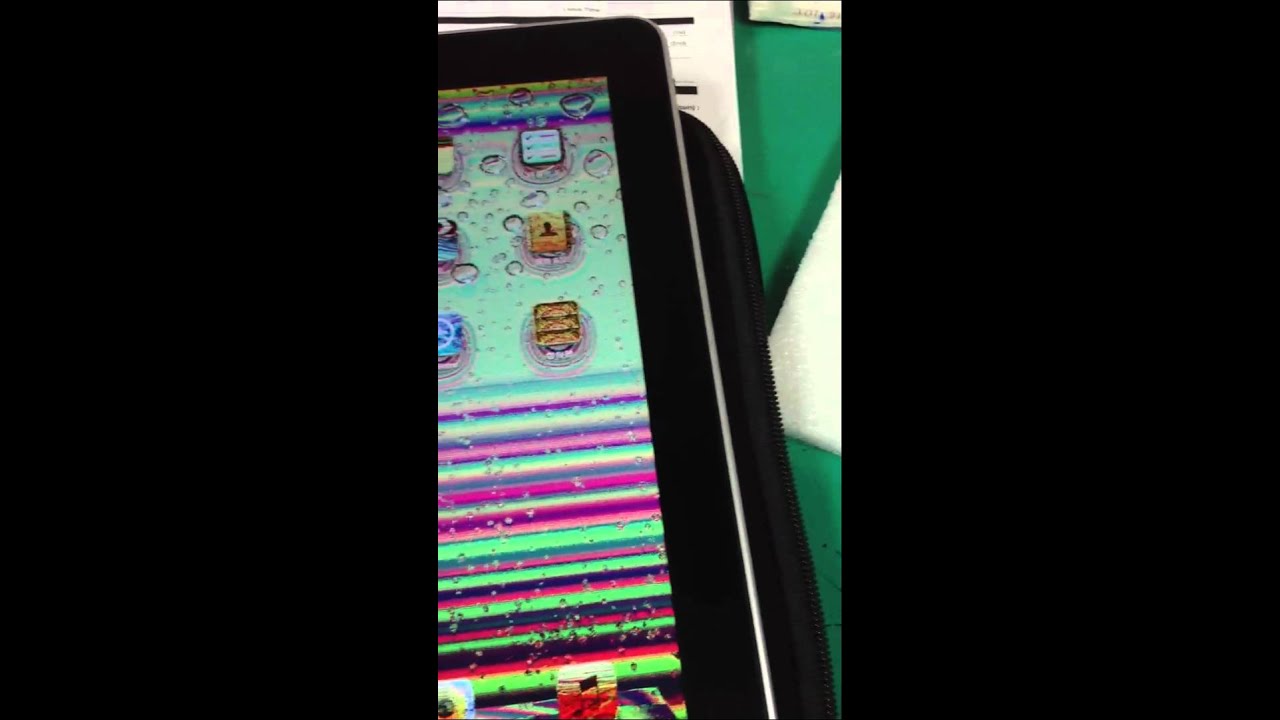 iPad defective episodes: distorted display - YouTube