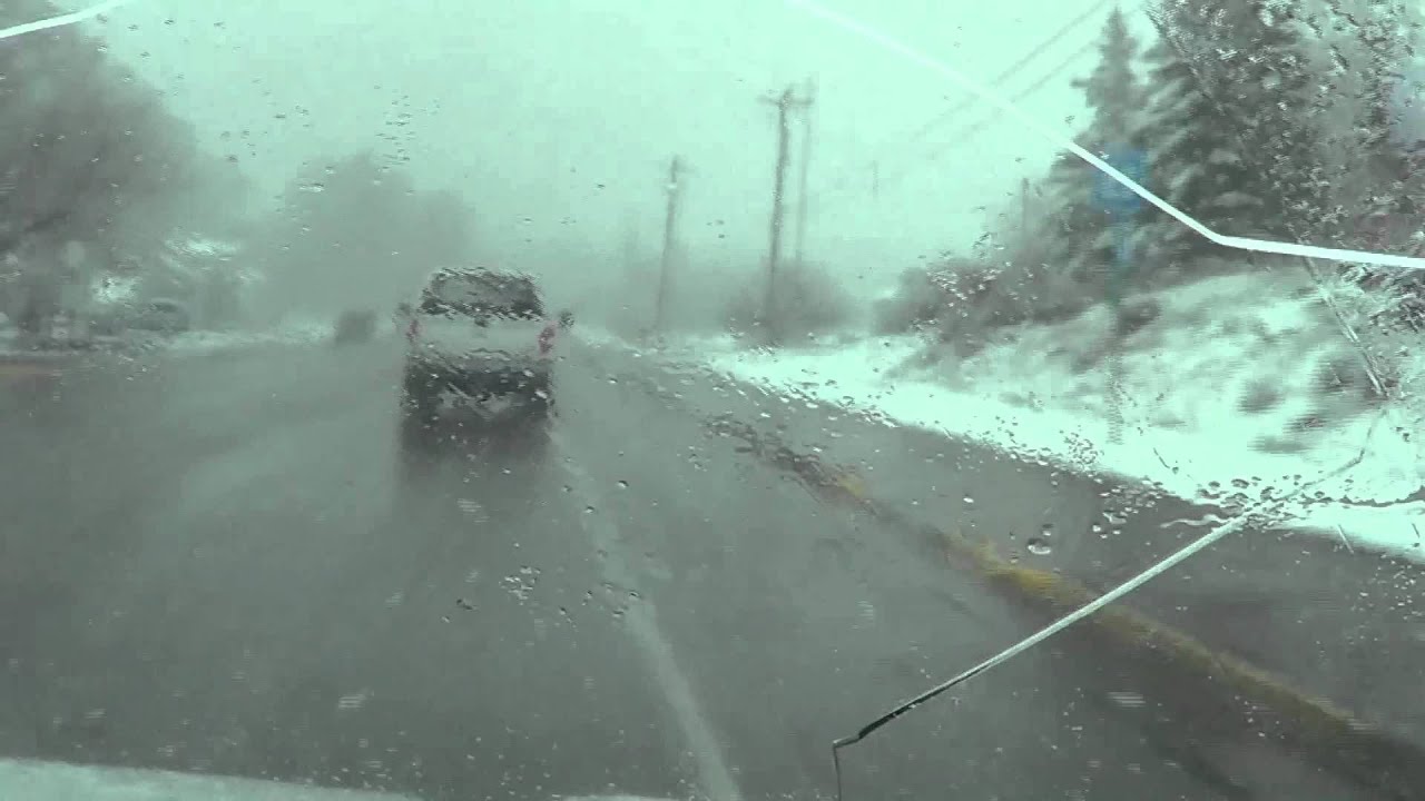 Snow Time Lapse - Differences in snowfall by Elevation - YouTube