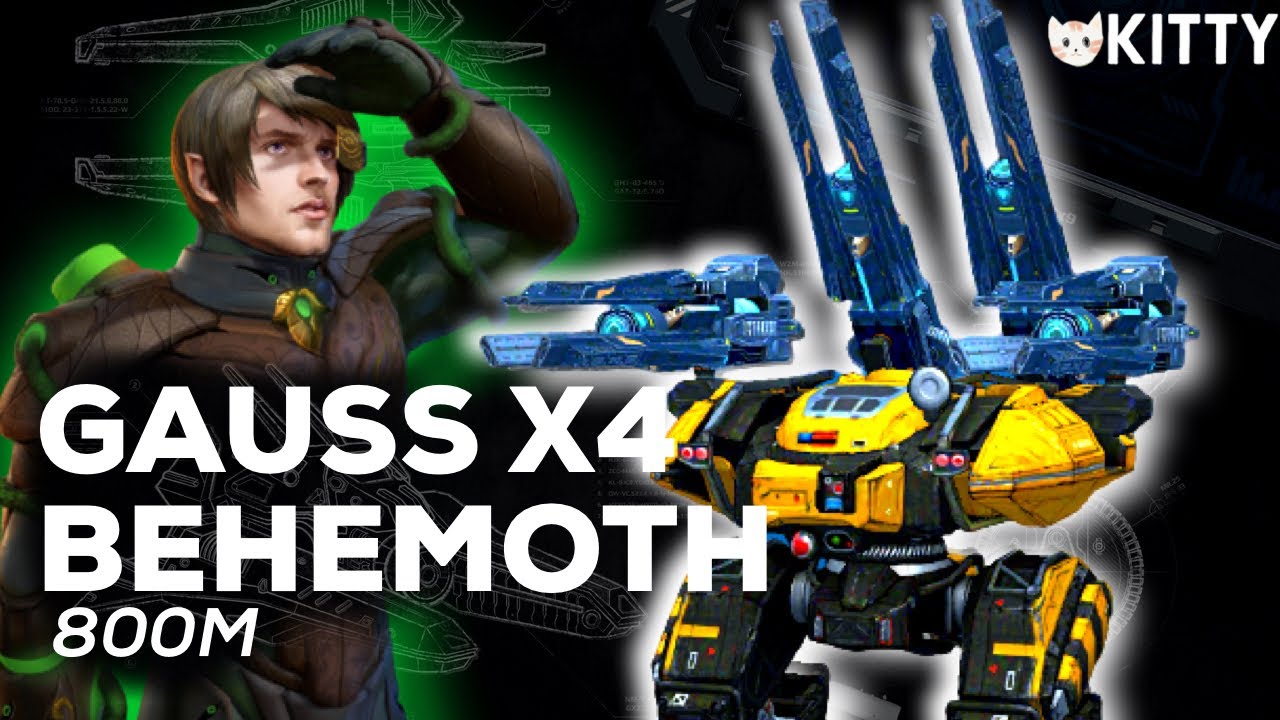 Max Gauss Behemoth with T4 micro chips Snipes at 800m | War Robots ...