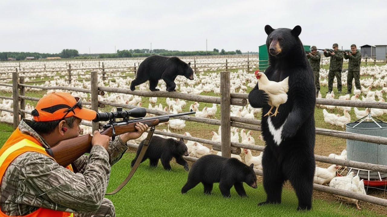 Black Bear Hunting – Insane Hunt as Hunters Use Perfect Rifle Shots ...