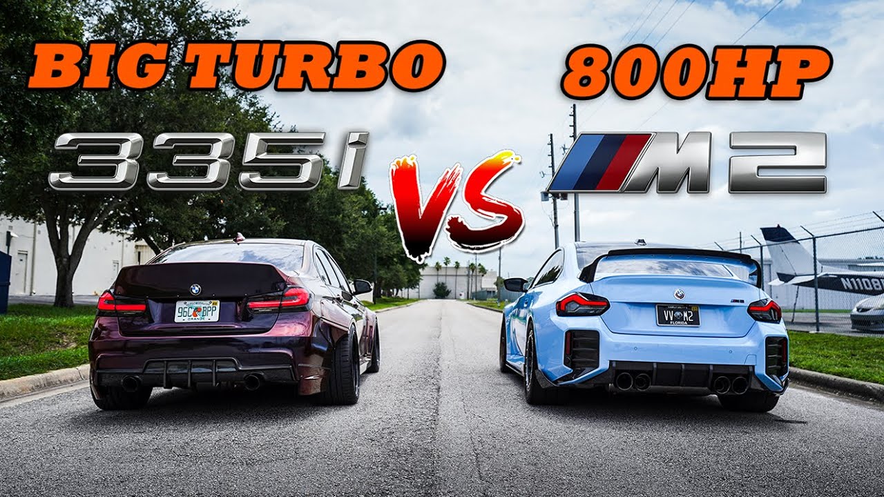 Can A Big Turbo BMW 335i Keep Up With A 800HP BMW M2? - N55 VS S58 ...