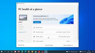 Windows 10 Update Kb5005463 Is Installing The Pc Health Check App ...