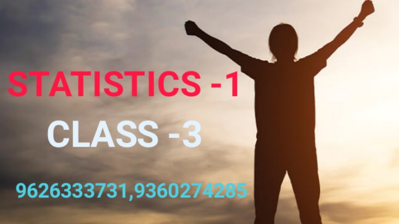 PG TRB MATHS-UNIT-9: STATISTICS -1-class-3 - YouTube