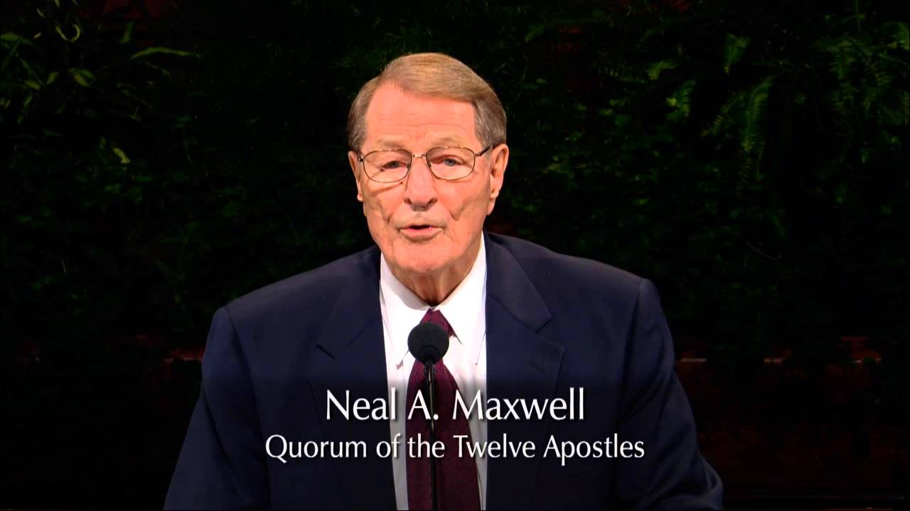 Elder Neil A. Maxwell - The Seventh Commandment/ A Shield - YouTube