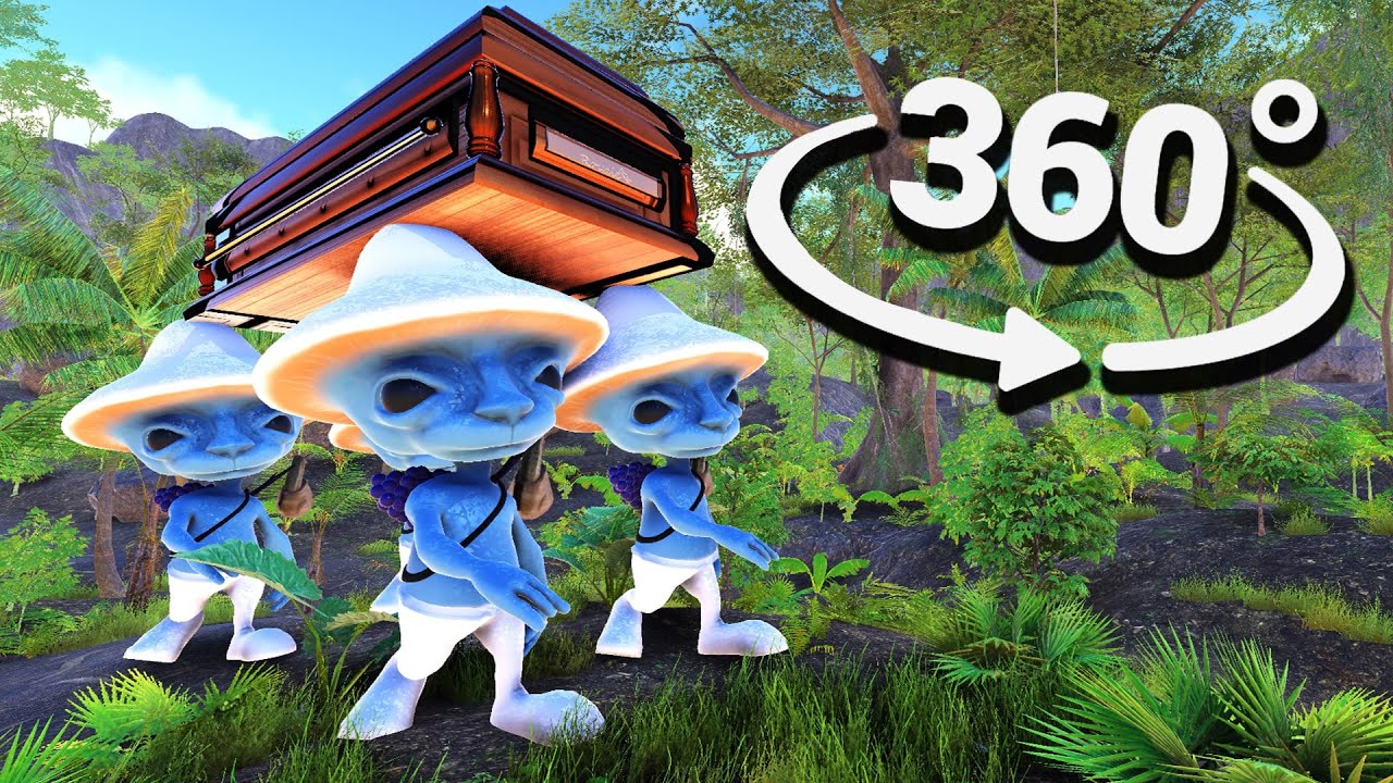 Coffin Dance 360° Video featuring the Amazing Smurf Cat - YouTube