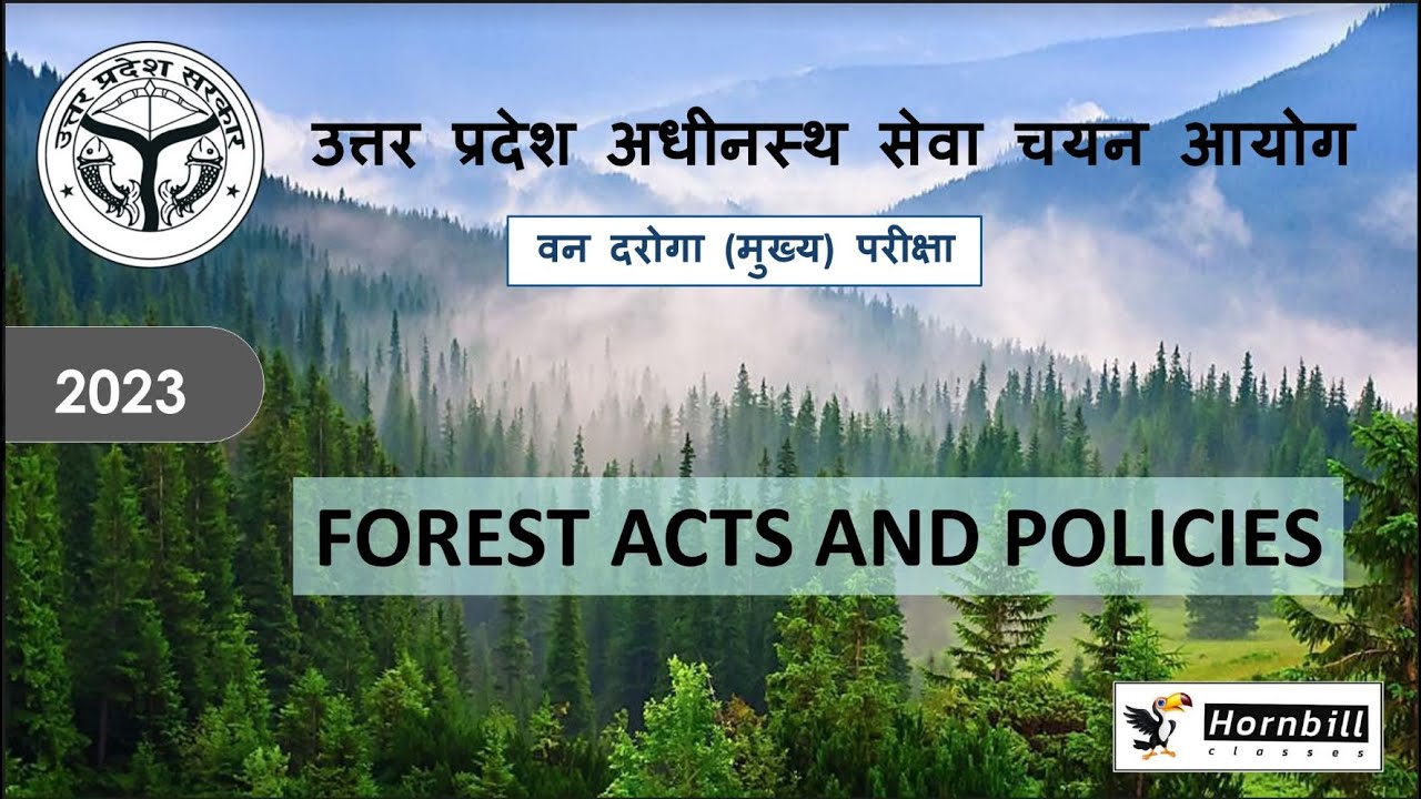 1. UP Van-daroga : Forest policies (Part - 1) - YouTube