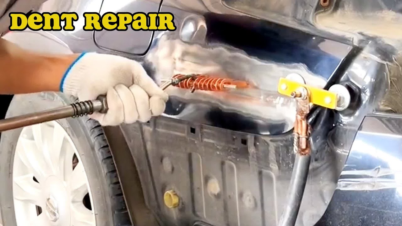 Repairing Rear-Side Vehicle Dents - YouTube
