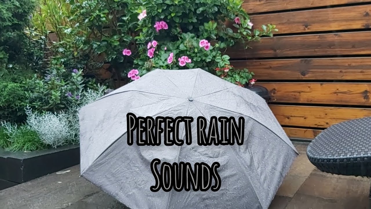2-Hours of perfect rain sounds on a umbrella. #rainsoundsforsleep # ...