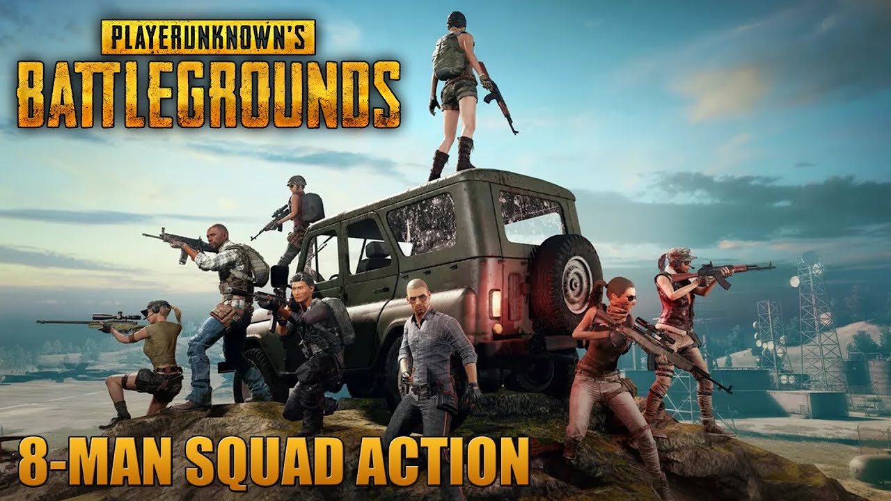 PUBG ᴴᴰ | 8-Man Squad Action - YouTube