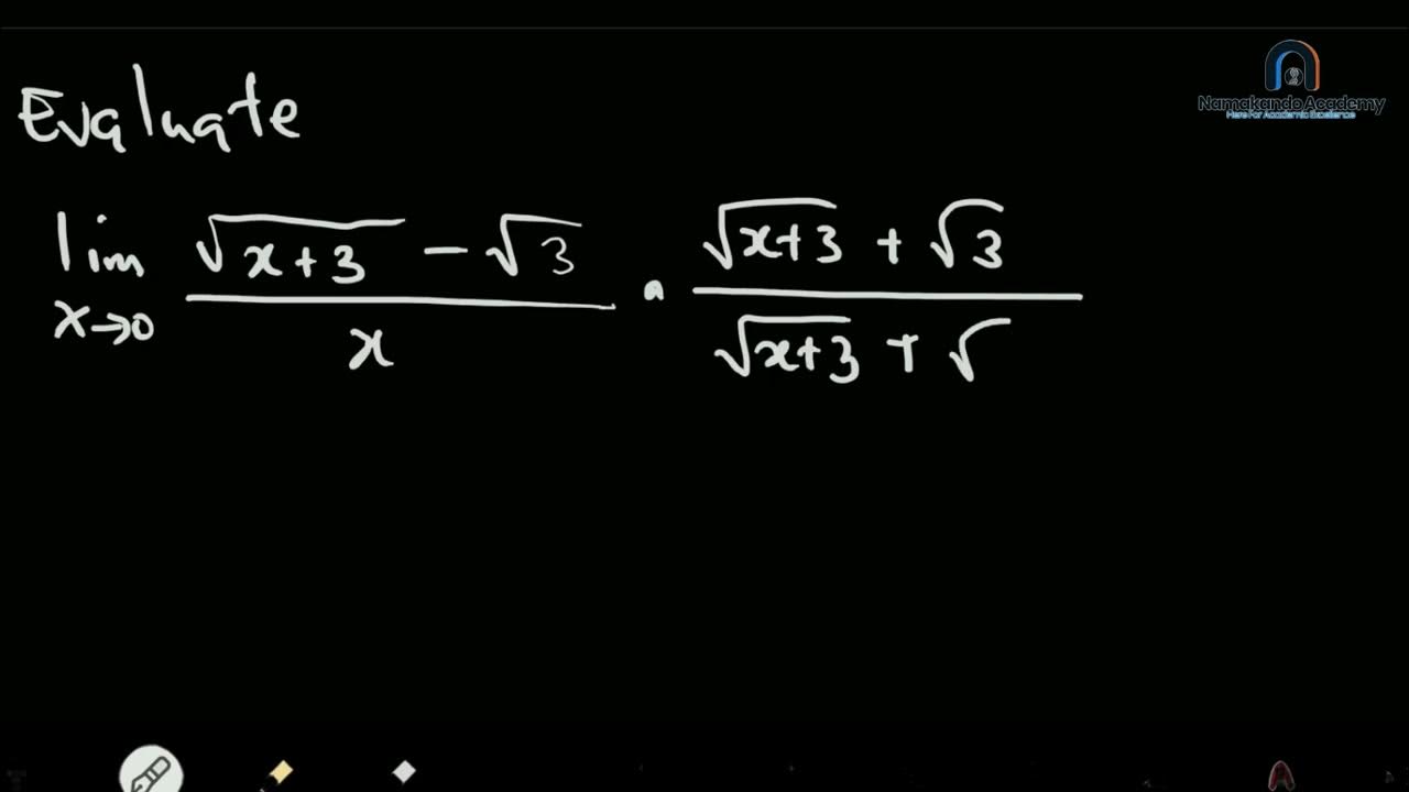 Evaluating limits - YouTube