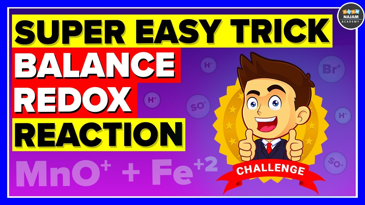 Balancing Redox Reactions By Ion Electron Method | Easy Trick - YouTube