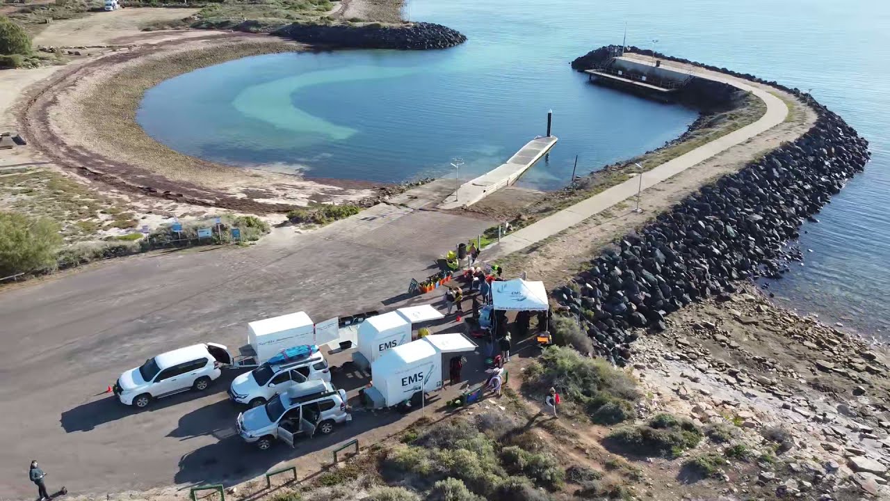 EMS Cuttlefest Point Lowly Marina Set Up in Whyalla (2021) - YouTube