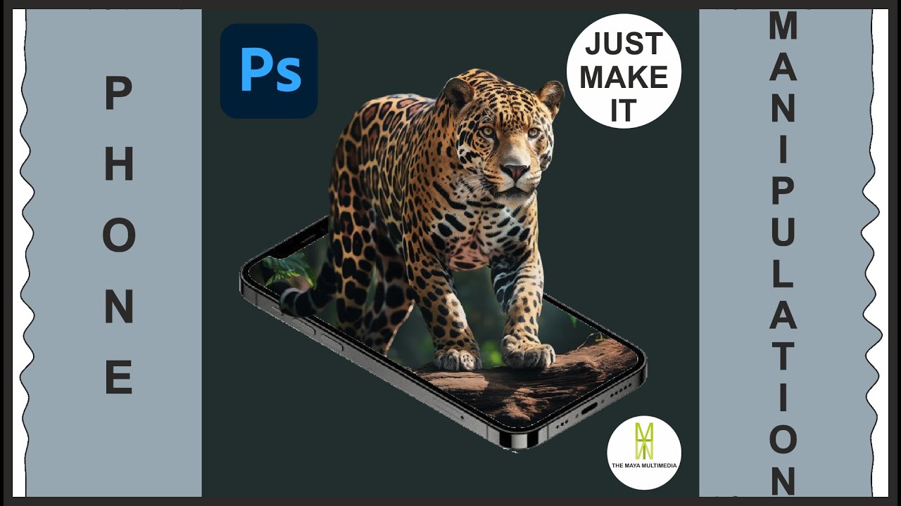 Flat Phone manipulation in photoshop. | THE MAYA MANIPULATION | - YouTube