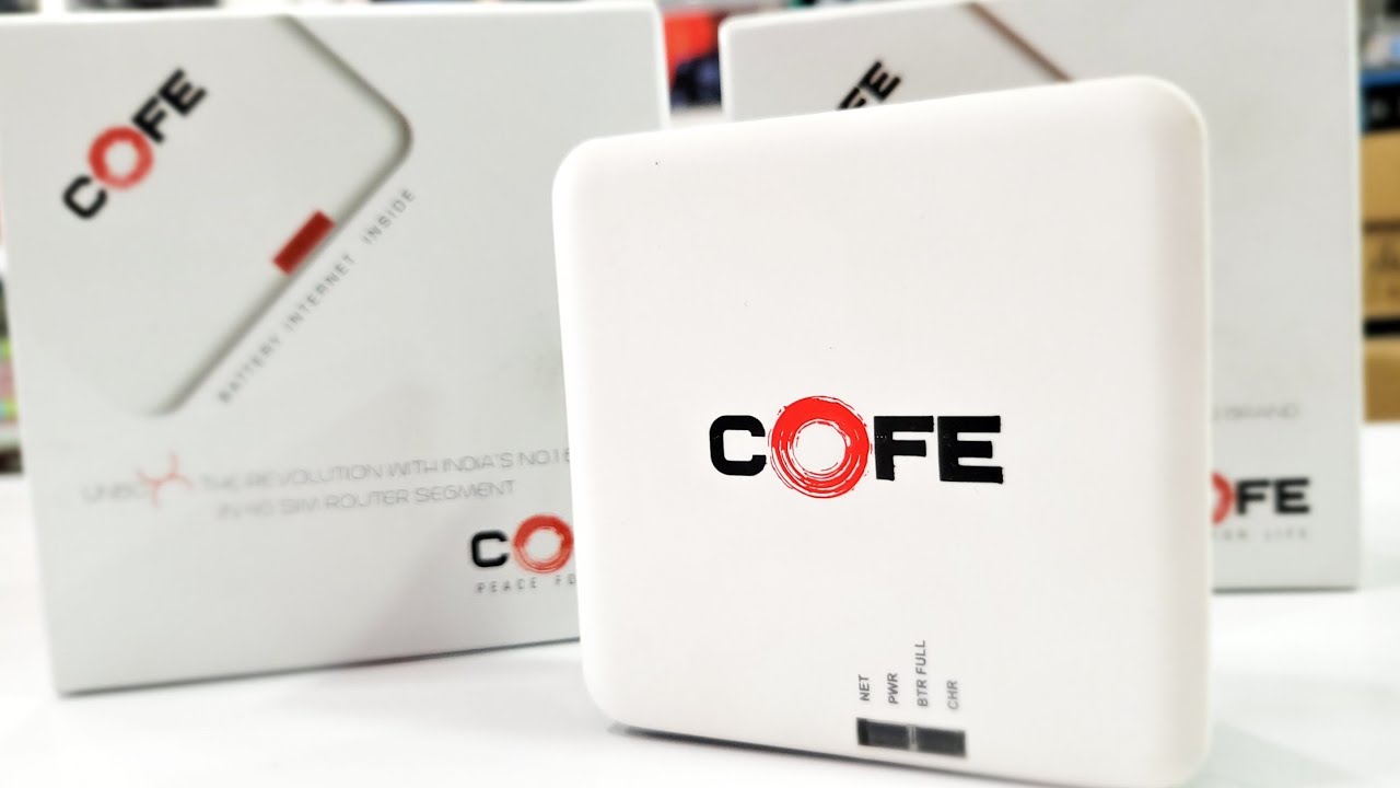 Cofe Router With Battery Backup | All Sim Support Router| Jio Sim ...