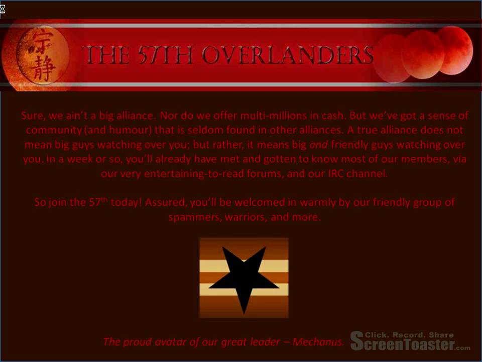 Cybernations - A Tribute to the 57th Overlanders - YouTube