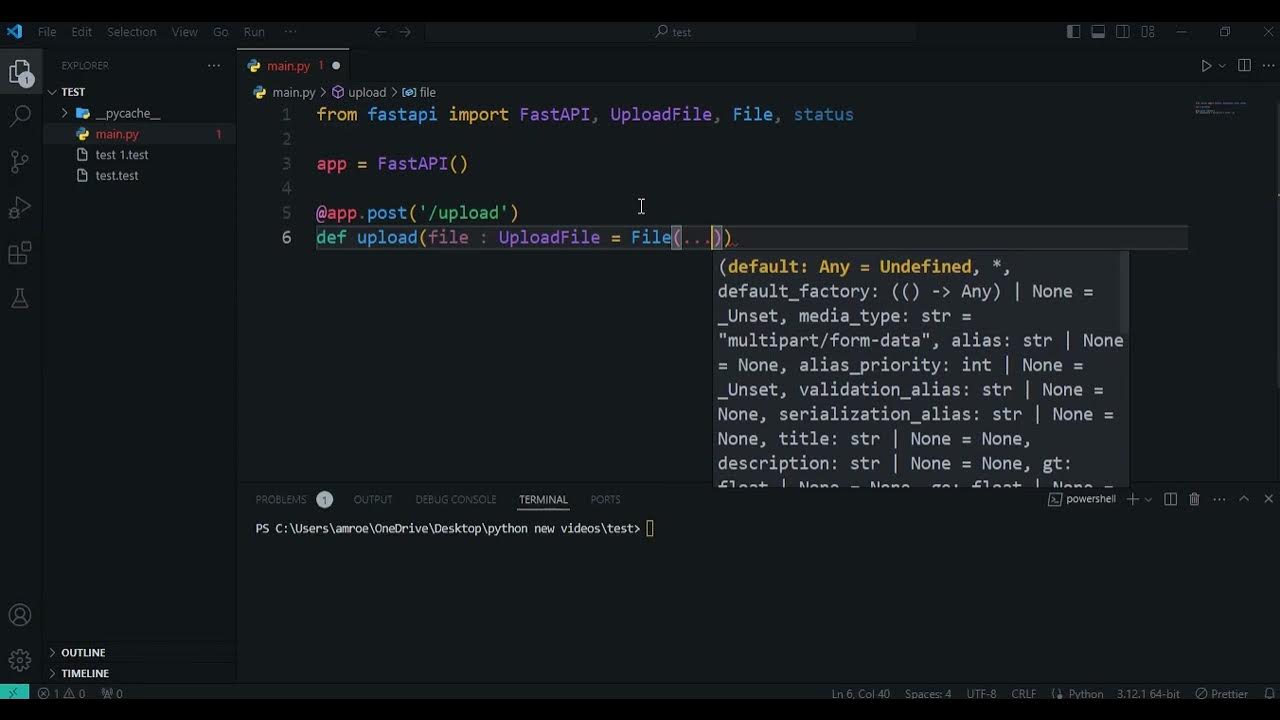 How to Make limit FastAPI Post Request Upload File Size - YouTube