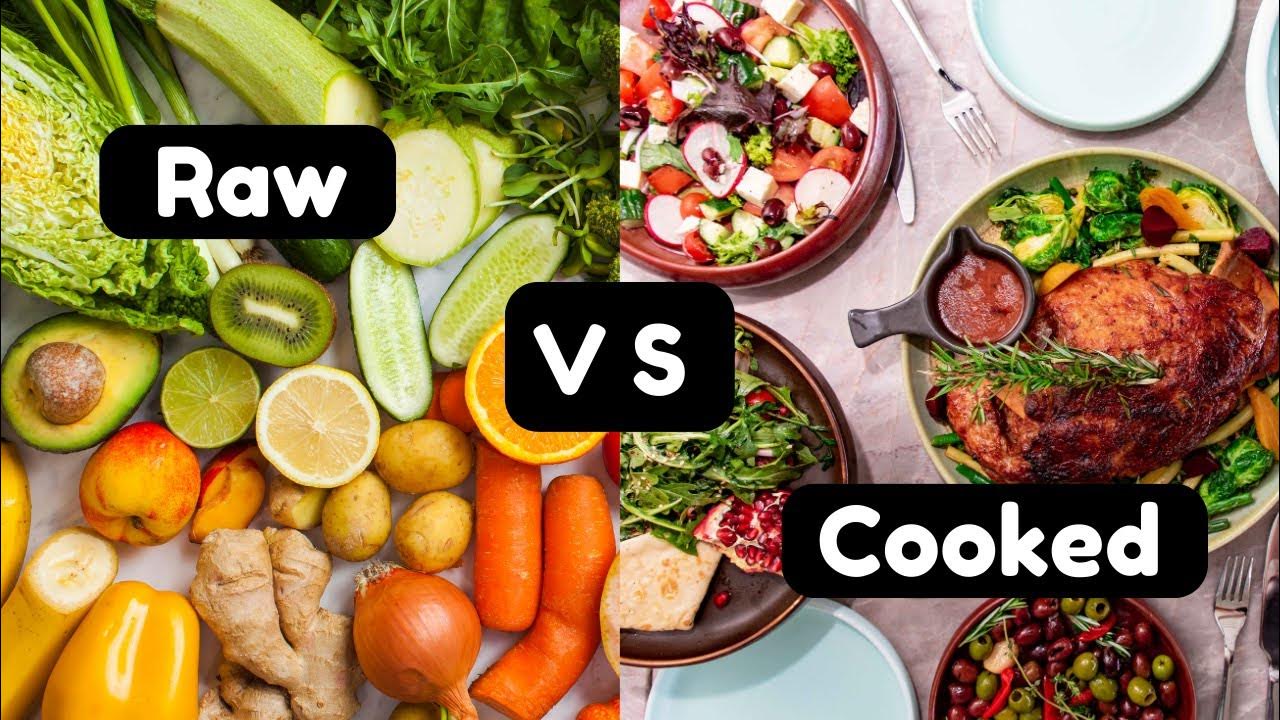 Raw versus cooked food - YouTube