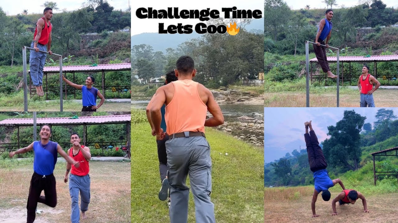 Challenge Time Lets Goo 😱💪🏻🚩 #challenge #vlog @chamanverma5213 - YouTube