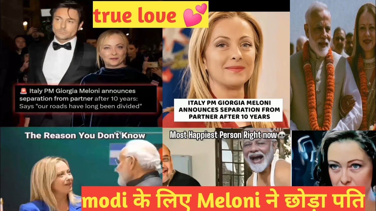 modi meloni love story | modi and Meloni love chemistry | modi ji songs ...
