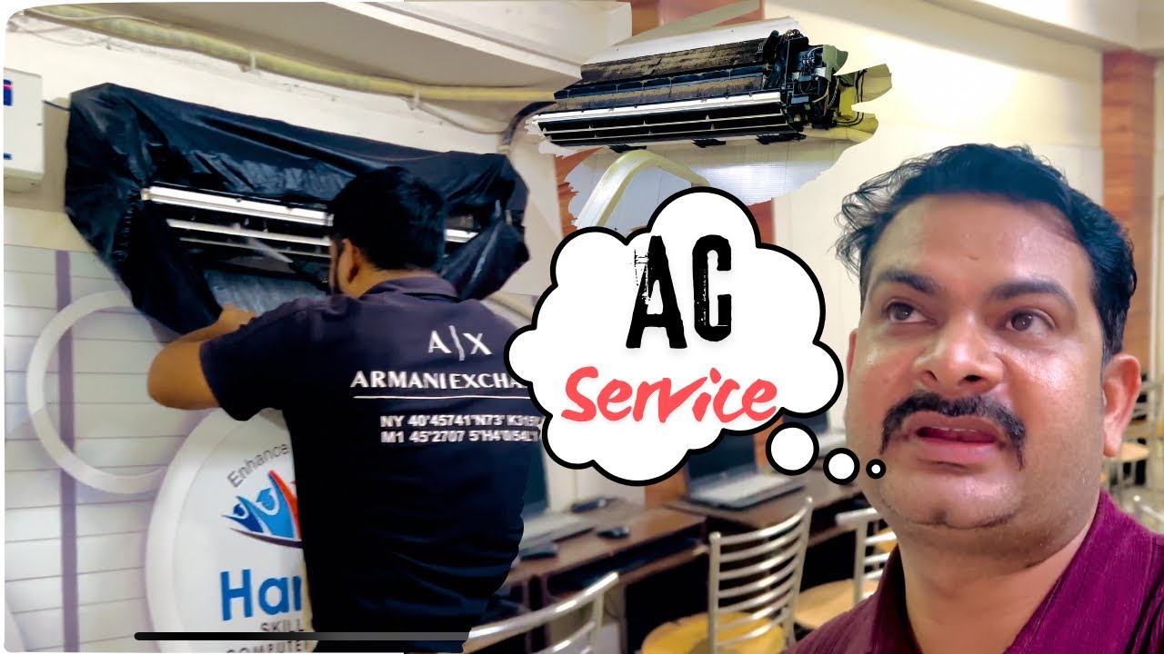 Aj guys centre par hui sabhi ac ki 2nd services 🙁🙂🙂🙂 busy schedule 🤩😯 ...