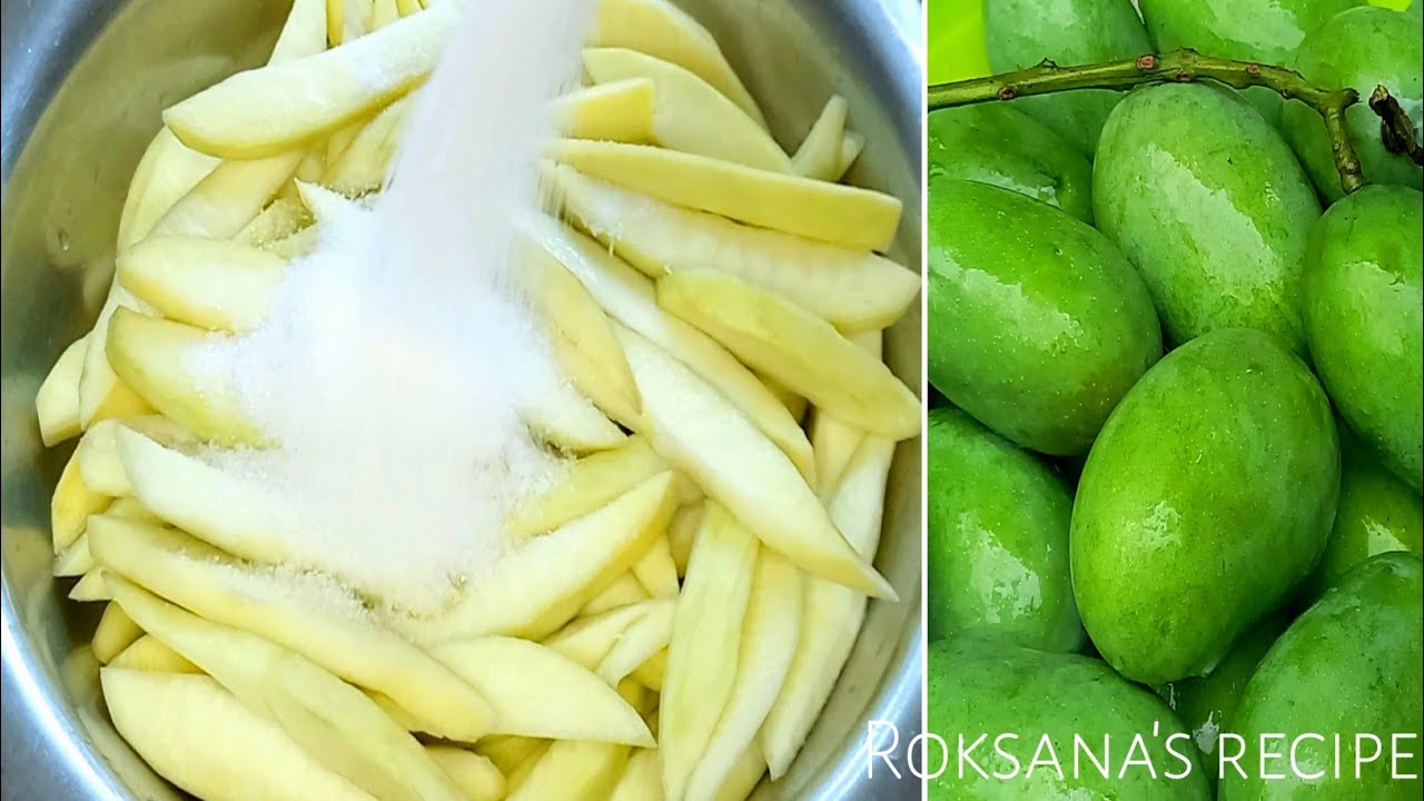 কাঁচা আমের ক্যারামেল আচার || Kacha Amer Caramel Achar || How to make ...