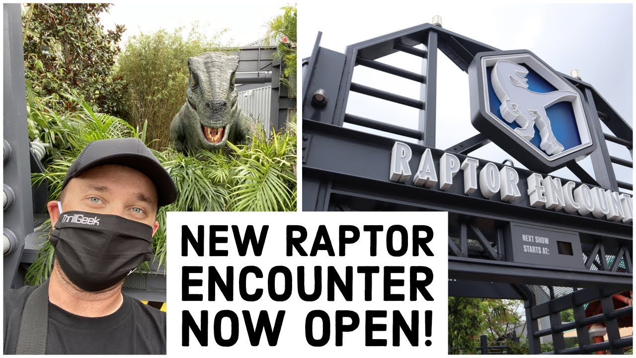 NEW Raptor Encounter Inside Jurassic Park at Islands of Adventure 2020 ...
