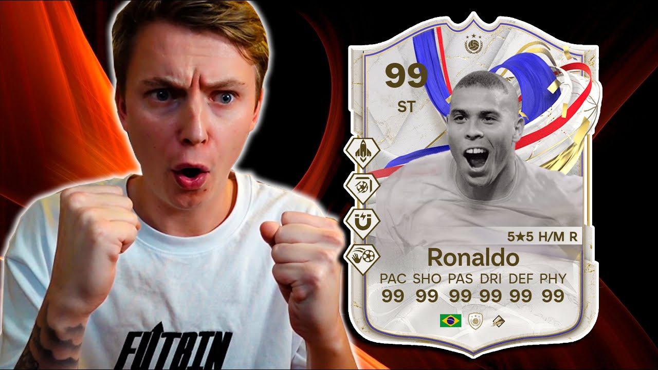 PRØVER DEN BEDSTE SPILLER I FC24! (R9 98 hehe) - YouTube