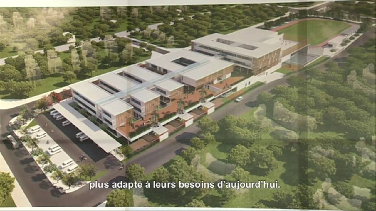 Mise en chantier des nouveaux locaux du Lycée français de Hanoï - YouTube
