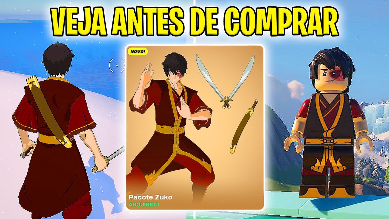VEJA ANTES DE COMPRAR SKIN ZUKO - Fortnite - YouTube